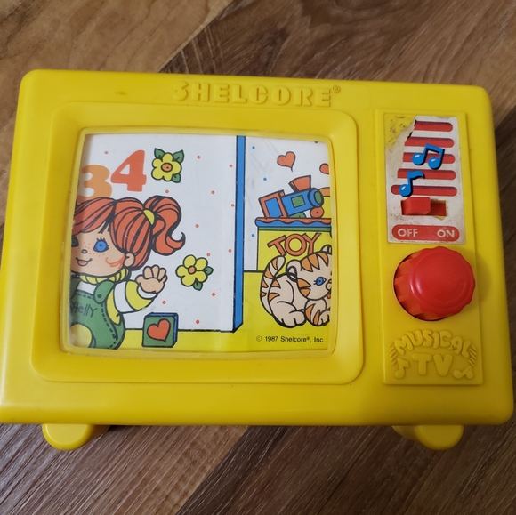 Shelcore | Other | Vintage 982 Shelcore Musical Tv Toy | Poshmark